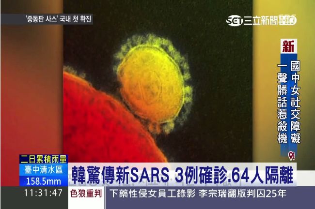 駱駝為傳染媒介！南韓驚傳新SARS 3例確診64人隔離 | 國際 | 三立新聞網 SETN.COM