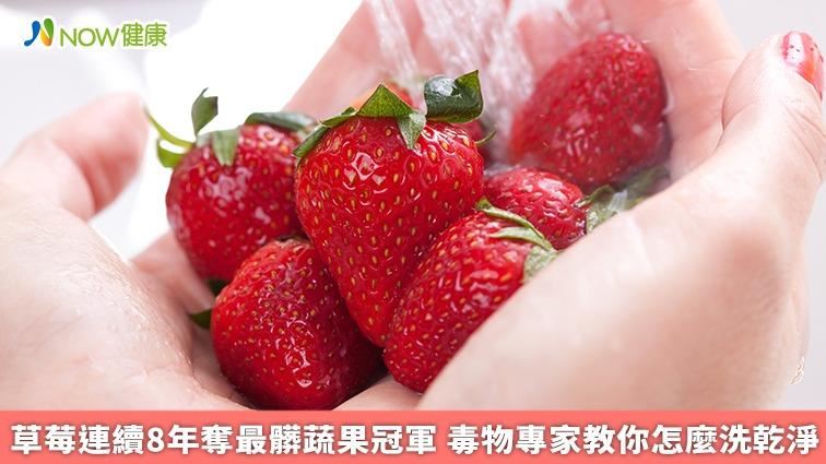 NOW健康／草莓連續8年奪最髒蔬果冠軍 毒物專家教你怎麼洗乾淨 | 專欄 | 三立新聞網 SETN.COM