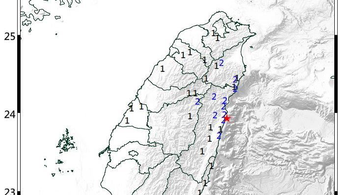 花蓮近海00:38發生規模4.4地震！深夜最大震度2級 | 生活 | 三立新聞網 SETN.COM