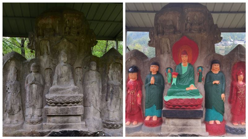 中國1400年珍貴石刻佛像遭塗抹上色 村民坦承：為了給佛祖「還願」 | 兩岸(大陸) | 三立新聞網 SETN.COM