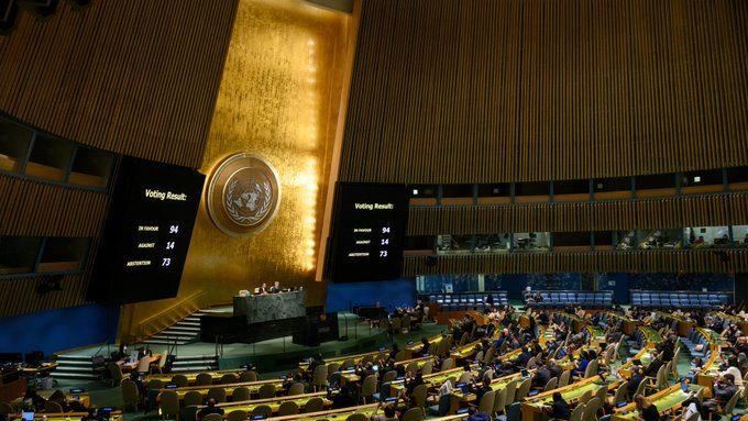 聯合國大會「153票壓倒性通過」 要求以色列立即停火 | 國際 | 三立新聞網 SETN.COM