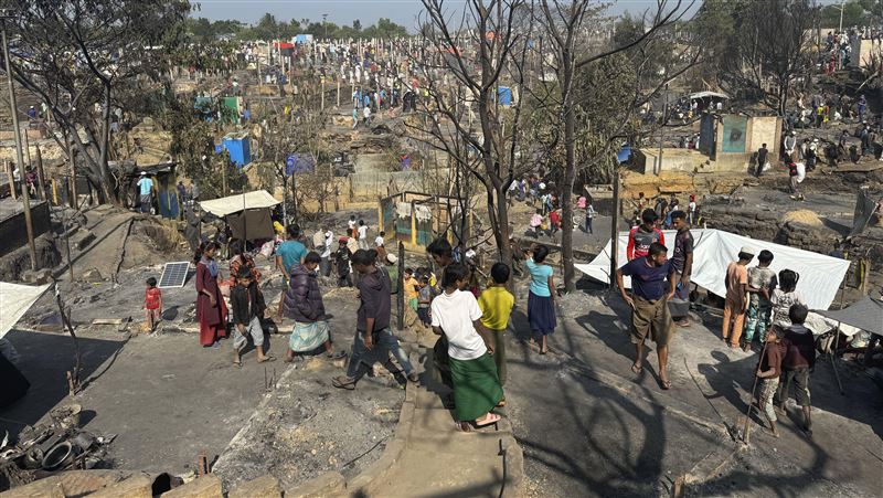 孟加拉難民營大火 近7000洛興雅人無家可歸 | 國際 | 三立新聞網 SETN.COM