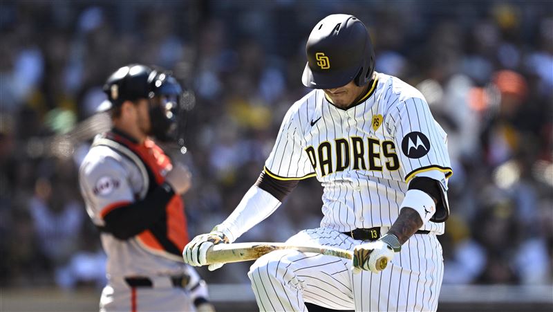 MLB／馬查多打鳥飛怒折球棒！結果沒斷 超尷尬畫面全被播出 | 運動 | 三立新聞網 SETN.COM