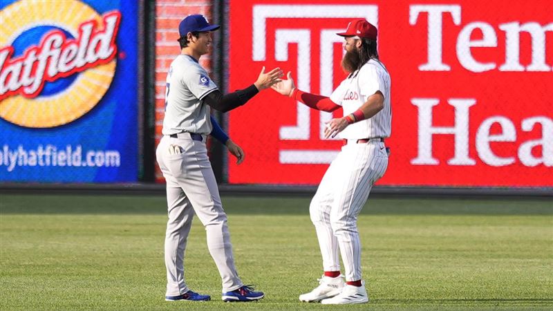MLB／天使隊友異地相見！他賽前握手大谷翔平開轟 費城人3轟打爆道奇 | 運動 | 三立新聞網 SETN.COM