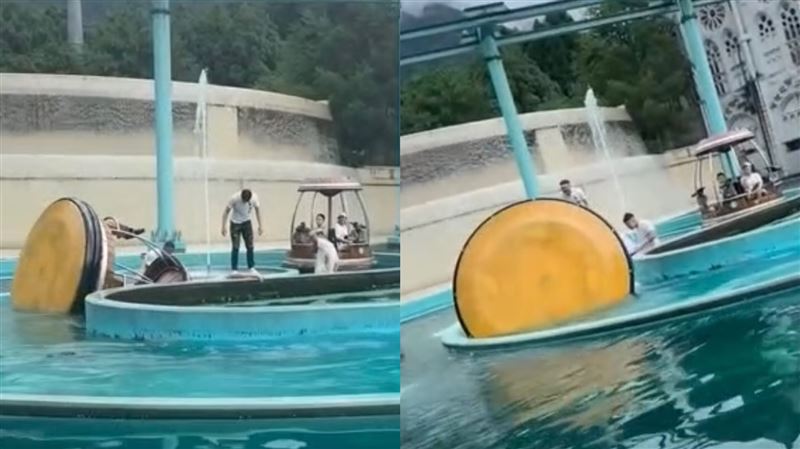九族文化村玩水船「90度大翻覆」4男落水畫面流出！網傻眼：怎麼玩的？ | 社會 | 三立新聞網 SETN.COM