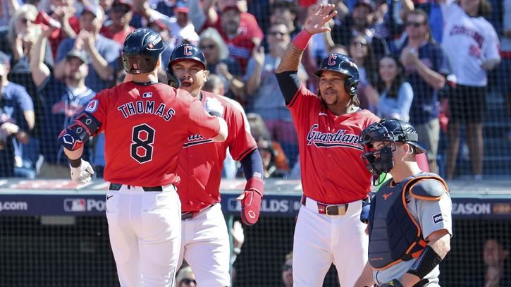 MLB／首局打1輪灌5分！牛棚4.1局0失分 守護者分區系列賽G1完封老虎 | 運動 | 三立新聞網 SETN.COM