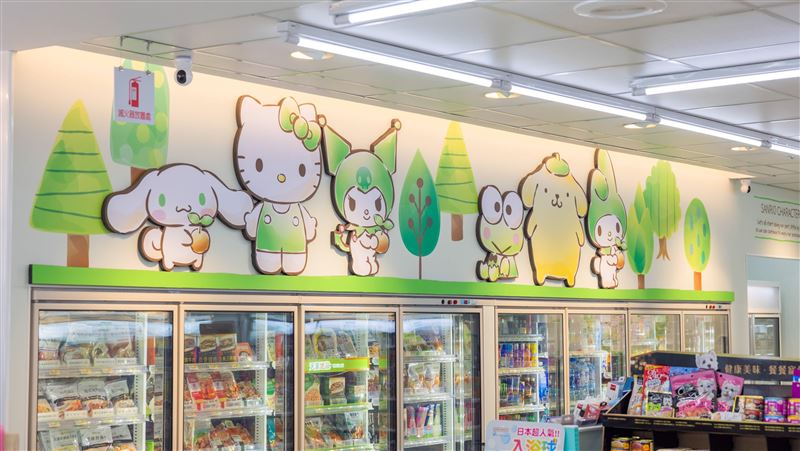 6明星全變色！全台首間7-ELEVEN「三麗鷗綠色主題店」登場 | 生活 | 三立新聞網 SETN.COM