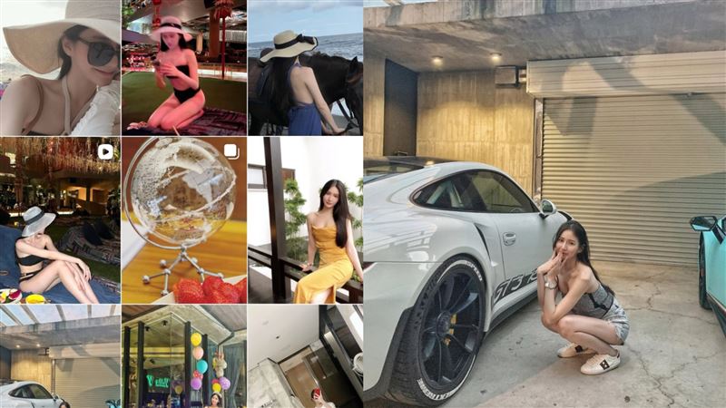 Andy領月薪5萬！網挖出家寧妹「穿GUCCI、戴勞力士」蹲千萬豪車旁 | 娛樂星聞