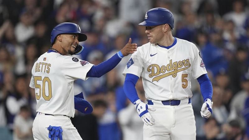 MLB／貝茲炸再見3分砲！MVP打線敲5安含3轟貢獻6分打點 道奇開季4連勝 | 運動 | 三立新聞網 SETN.COM