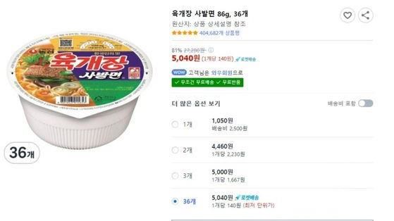 酷澎在韓大出包！36碗牛肉泡麵「只賣110元」 湧入上萬訂單超慘損失曝 | 國際 | 三立新聞網 SETN.COM