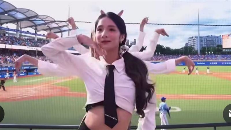 藍波正妹女兒首度Solo來了 球場中空裝露蠻腰辣跳「爸爸成名代表作」 | 娛樂星聞